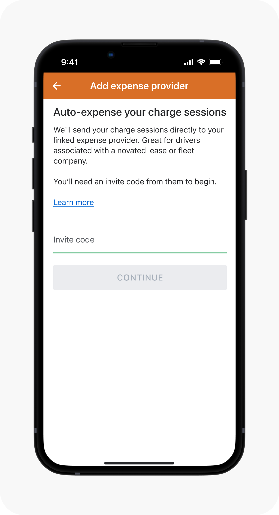 Auto-expense charging to your novated lease provider via the app ...